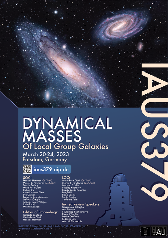 IAU Symposium 379 "Dynamical Masses of Local Group Galaxies ...